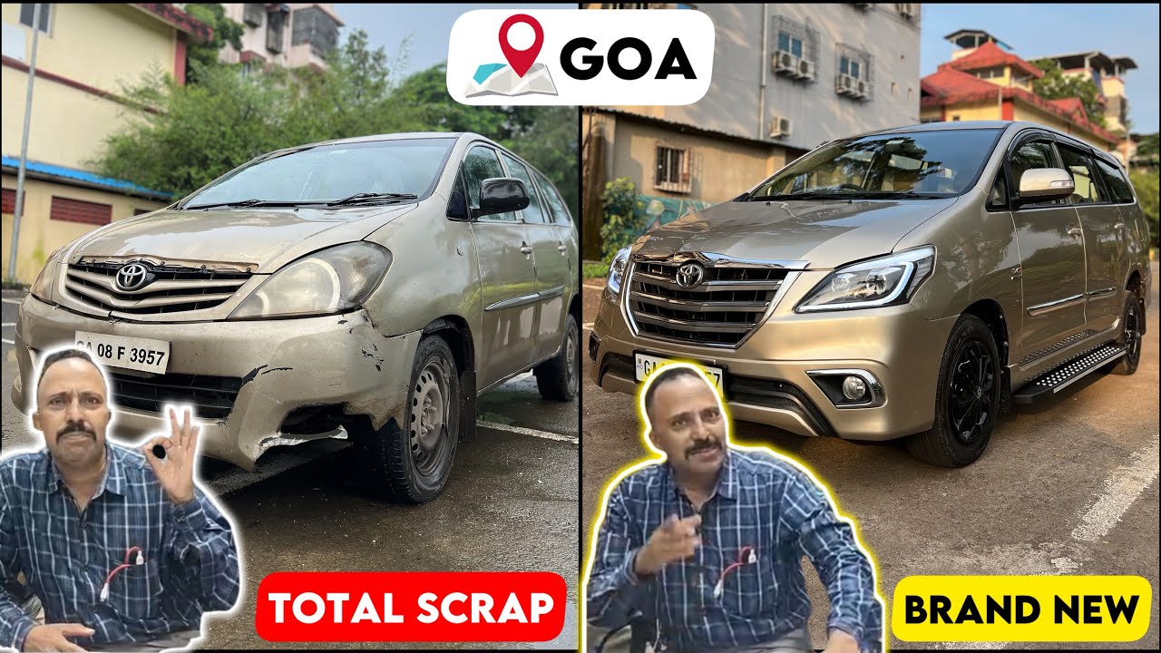 Toyota Innova Type 1 to Type 4 Facelift with Champagne GOLD work ...