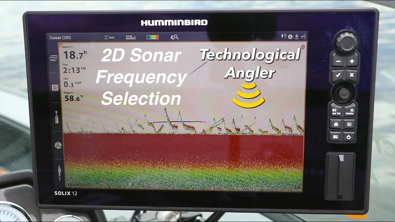 Humminbird SOLIX | 2D Sonar Frequency Selection | The Technological Angler - YouTube