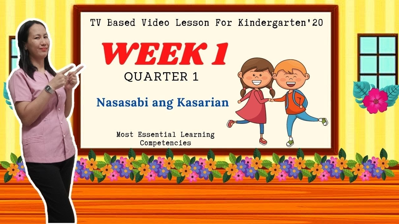 Kindergarten (Quarter 1) WEEK 1: Nasasabi ang kasarian - YouTube