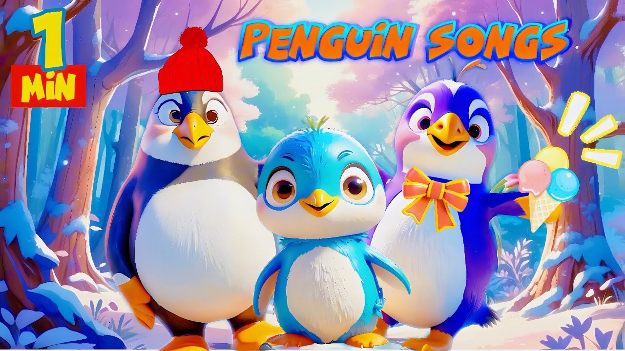 Penguin Dance Song for Kids | Fun Animal Songs | Nursery Rhymes - YouTube