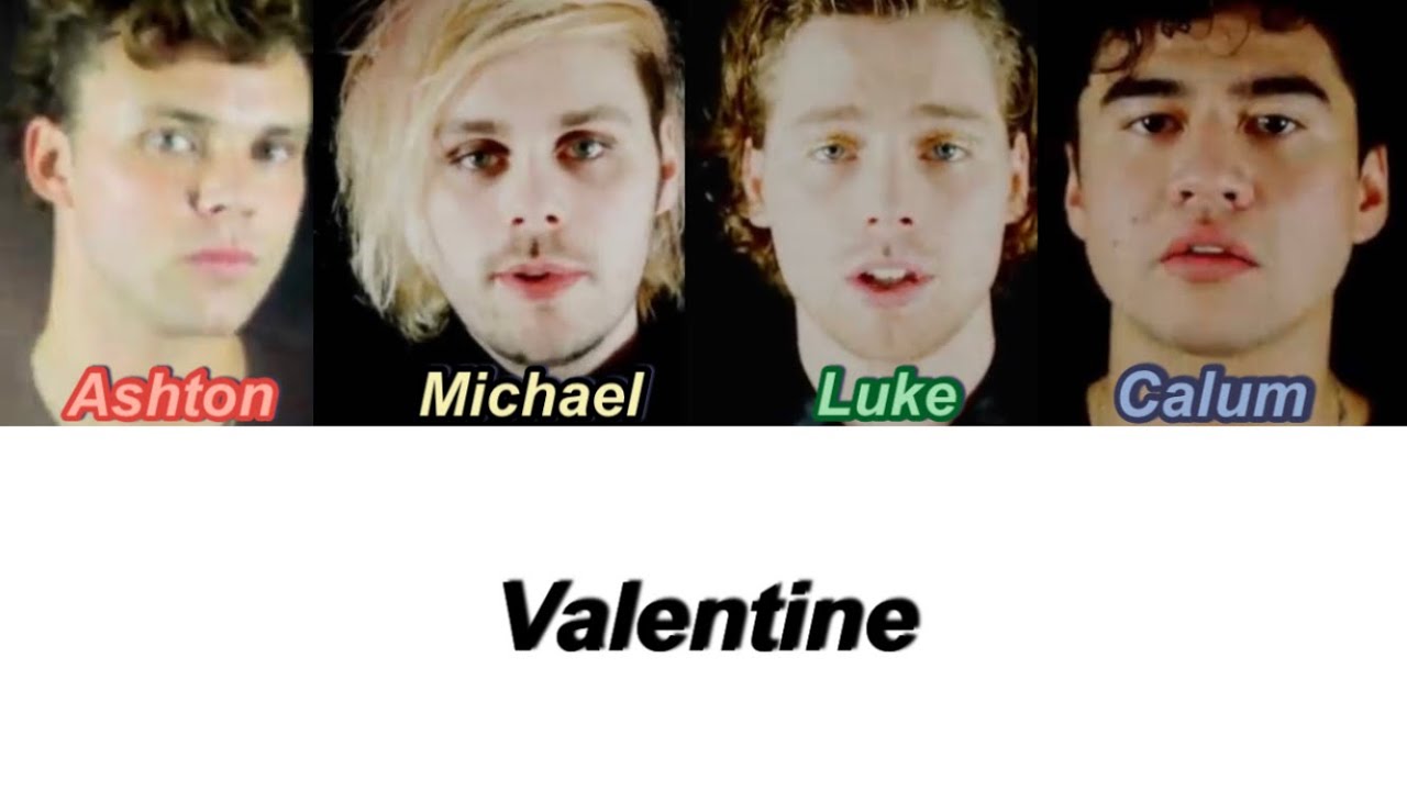 5SOS - Valentine (Color Coded Lyrics) - YouTube