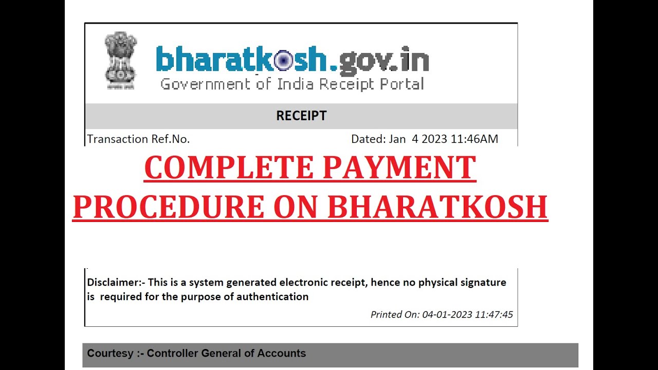 SIGNAL EXAM BHARATKOSH PAYMENT PROCEDURE 2023 #2MFG #signalexams #merchantnavy - YouTube