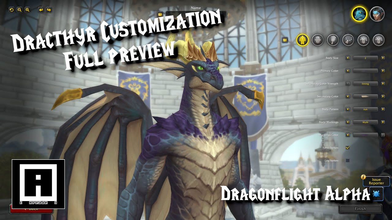 World of Warcraft: Dragonflight Alpha. 1 hour of Dracthyr customization ...