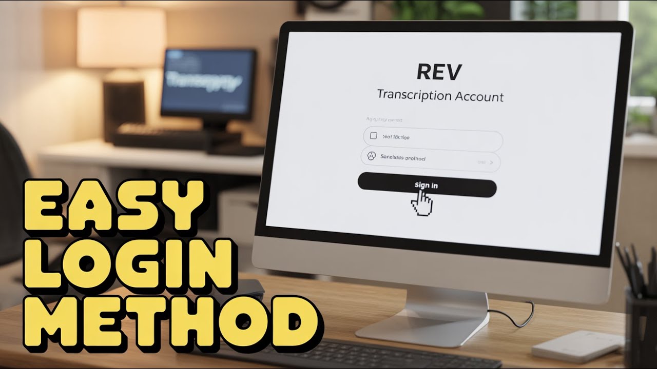 How to login to your Rev transcription account - easy method - YouTube