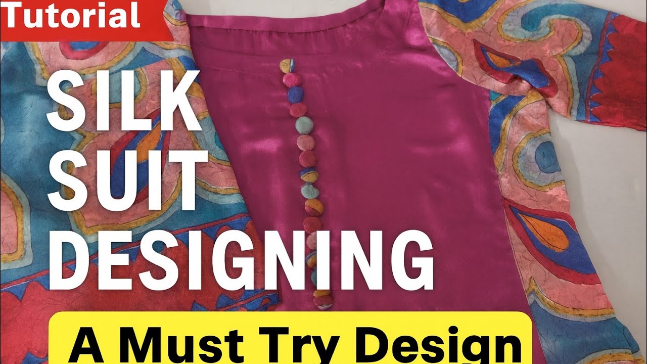 “Beautiful Multicolor Sleeve Suit Design | Easy & Stylish Button ...