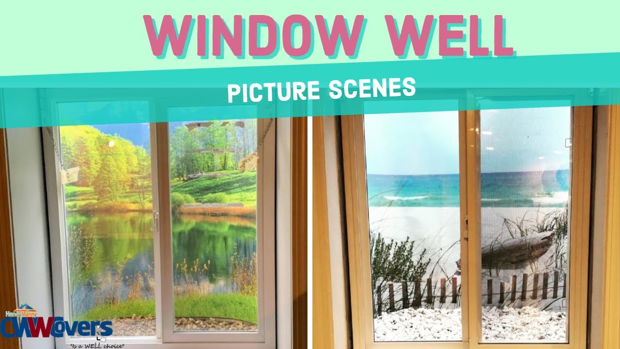 Picture Scenes For Window Wells By HandyManny Custom Window Well Covers ...