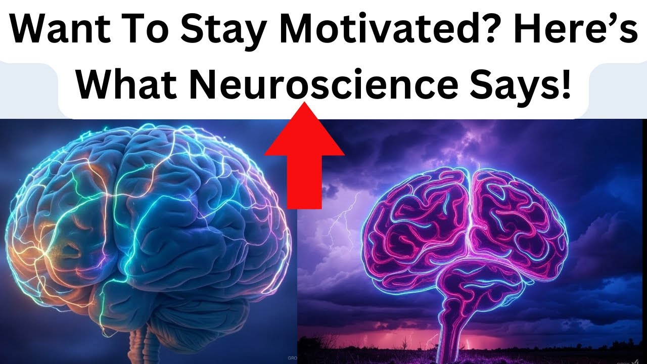 Neuroscience Shows How to Stay Motivated to Achieve Your Goals - YouTube