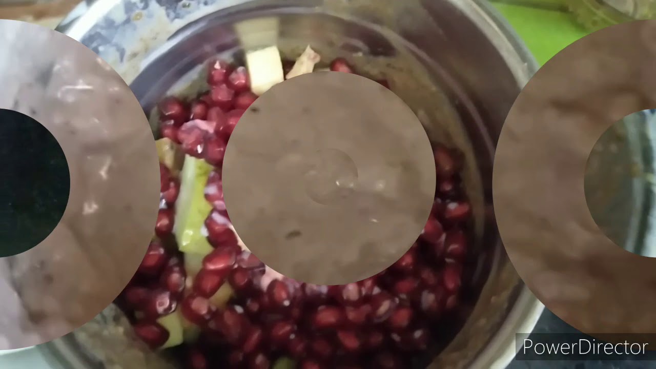 Mixed Fruits And Nuts Milk Shake - YouTube