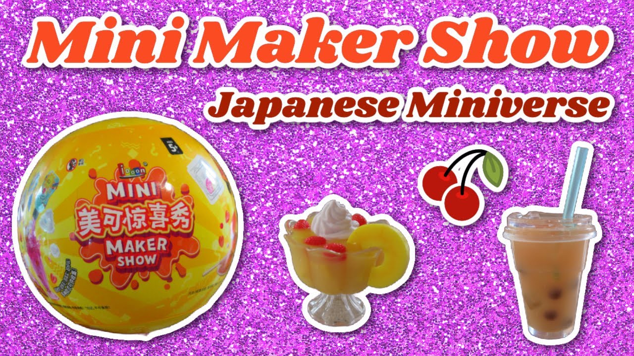 Mini Maker Show - Making Tiny Milk Tea & Fruit Parfait! - YouTube