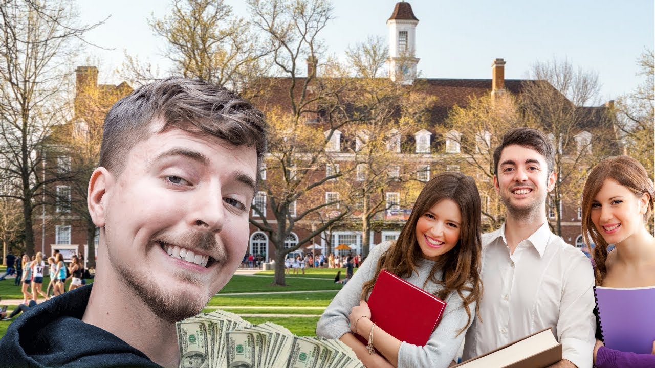 I Gave 100 College Students The Opportunity Of A Lifetime! - YouTube