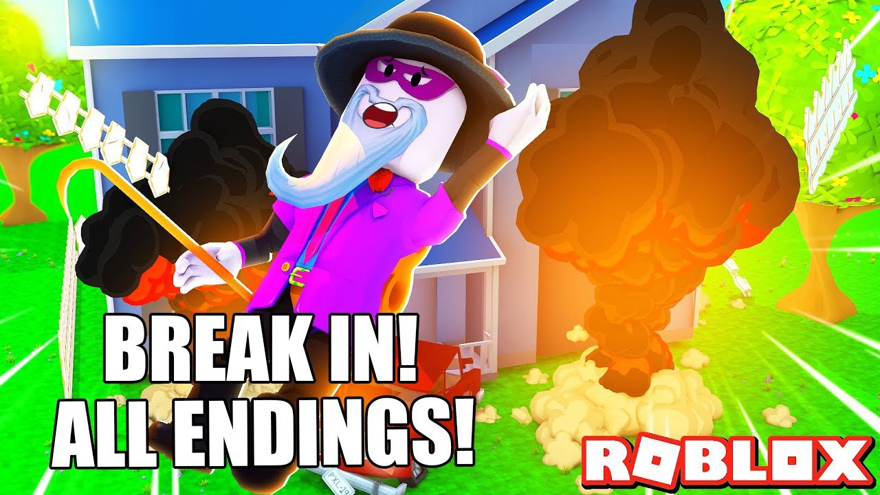 ROBLOX: BREAK IN! ALL ENDINGS AND FULL WALKTHROUGH! - YouTube