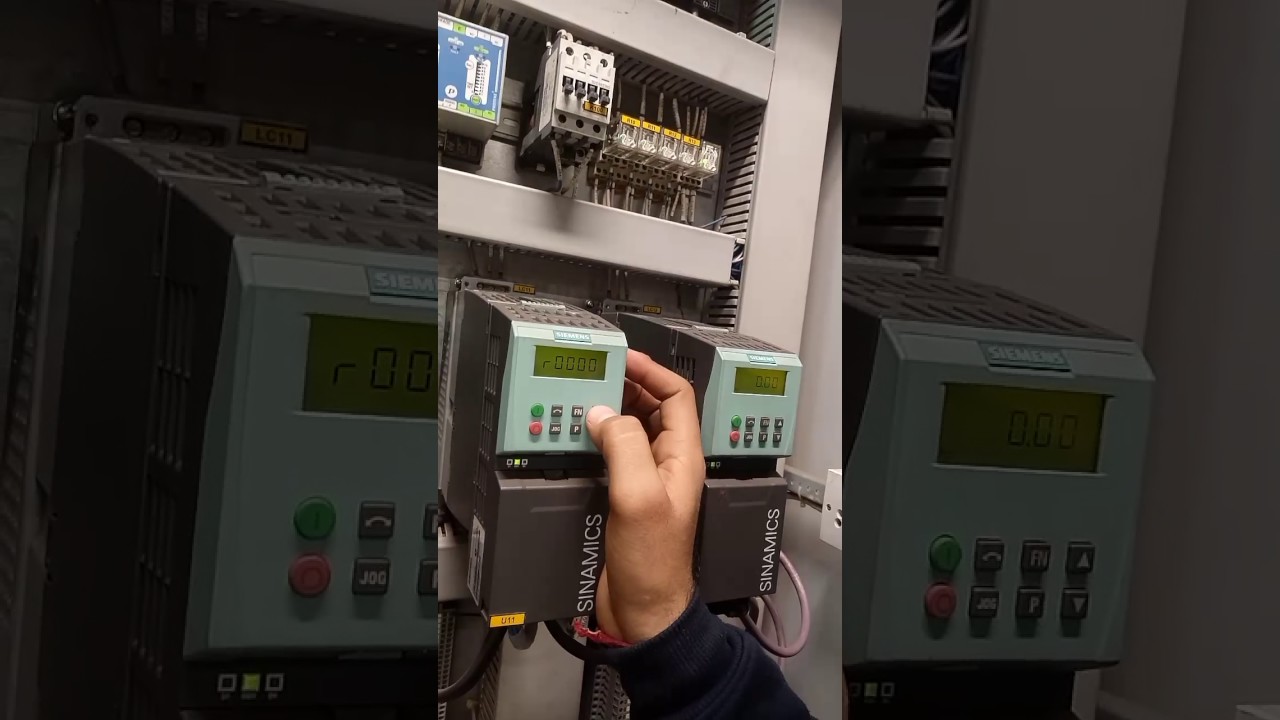 Parameters Of Siemens drive G120 240S DP - YouTube