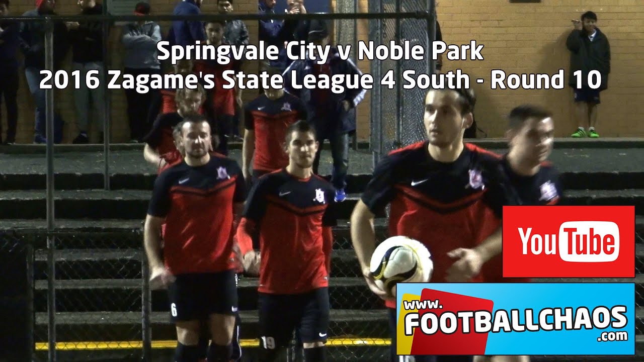 2016 State 4 S Rd 10 - Springvale City v Noble Park - YouTube