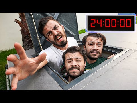 YERİN ALTINDA 24 SAAT KALMA YARIŞMASI!!