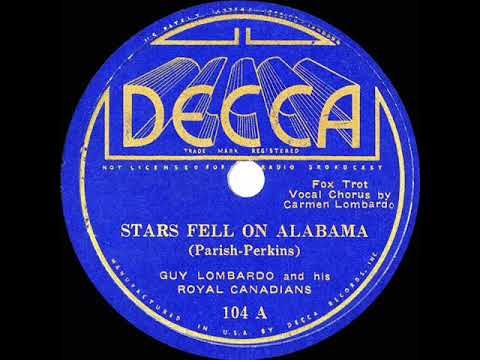 1934 HITS ARCHIVE: Stars Fell On Alabama - Guy Lombardo (Carmen ...