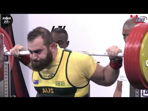 Christropher Aslan - 18th Place 670kg Total - 105kg Class 2022 IPF World Classic Championship
