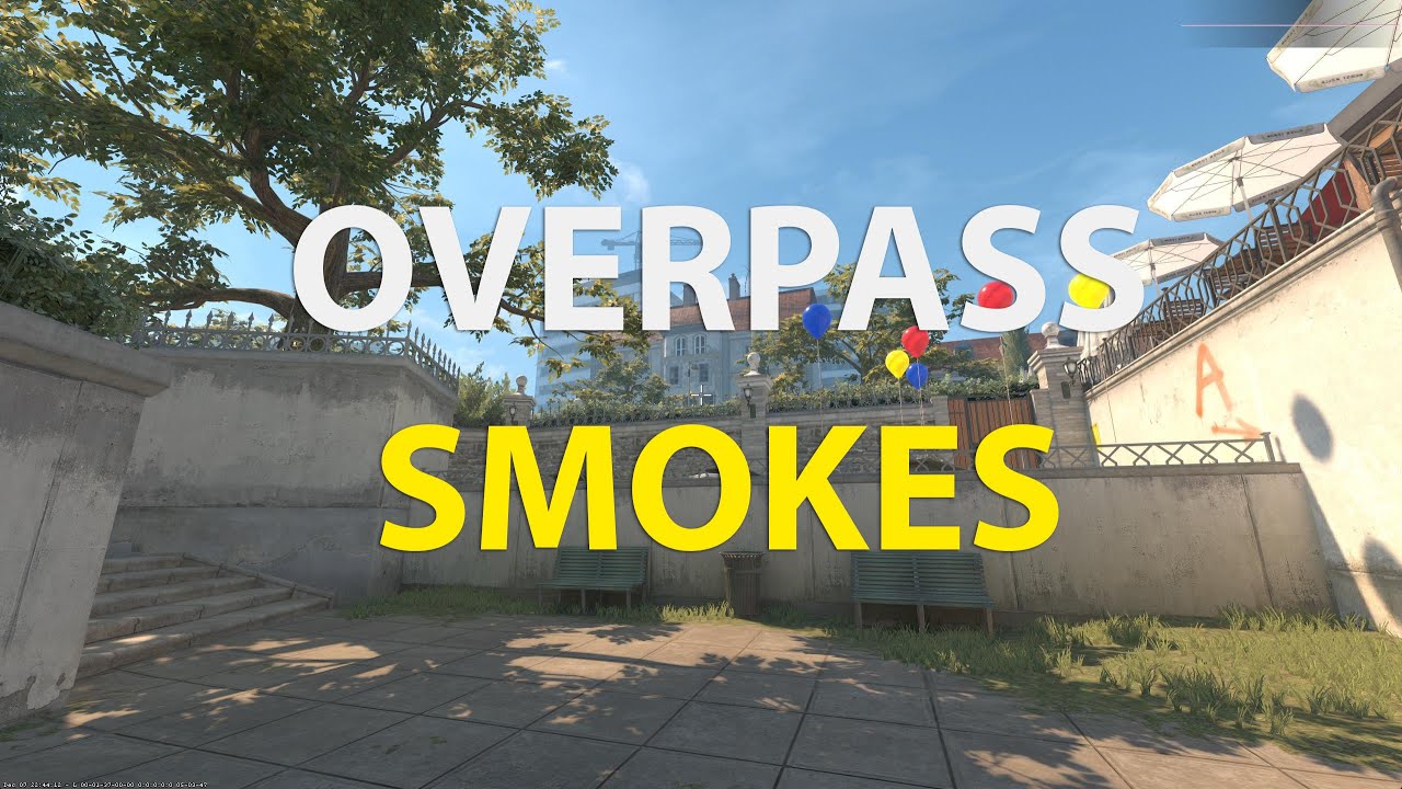 CS2: Overpass Short Pipe Instant Smoke from CT Spawn #9 - YouTube