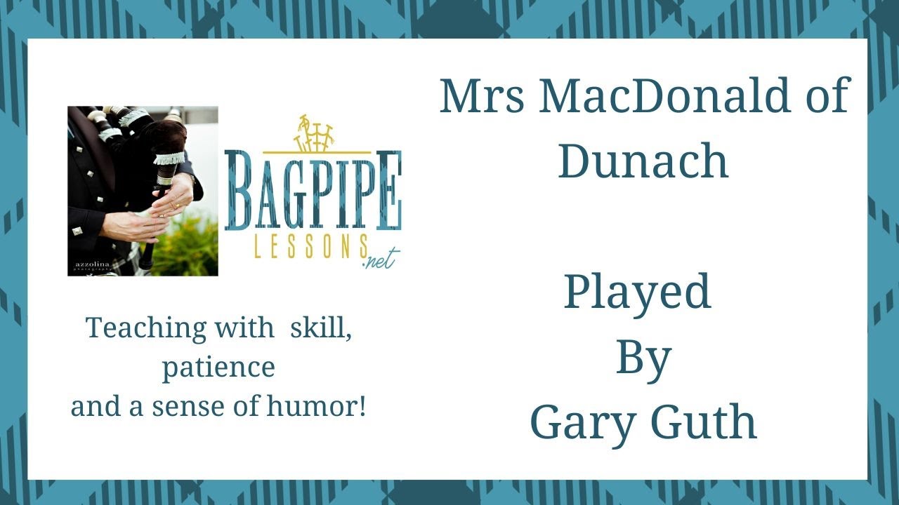 Mrs MacDonald of Dunach - YouTube