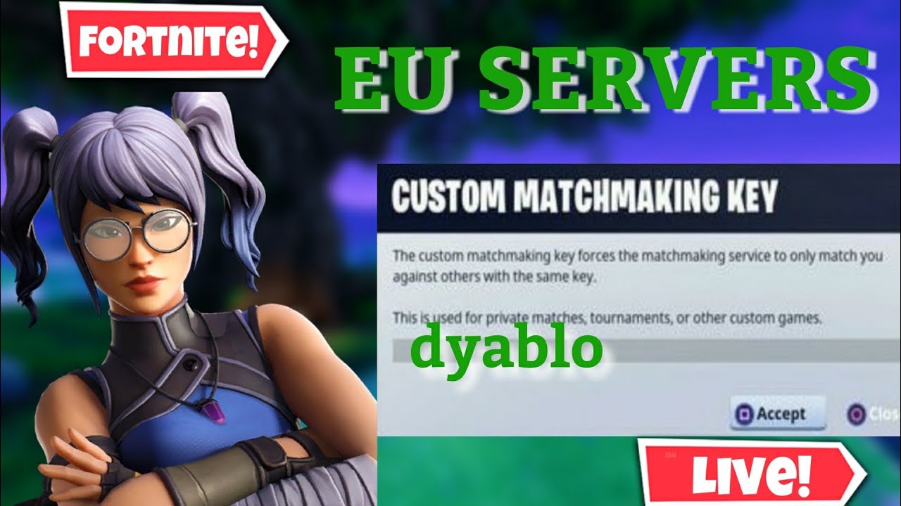 (EU) FORTNITE CUSTOM MATCHMAKING SCRIMS!! - YouTube