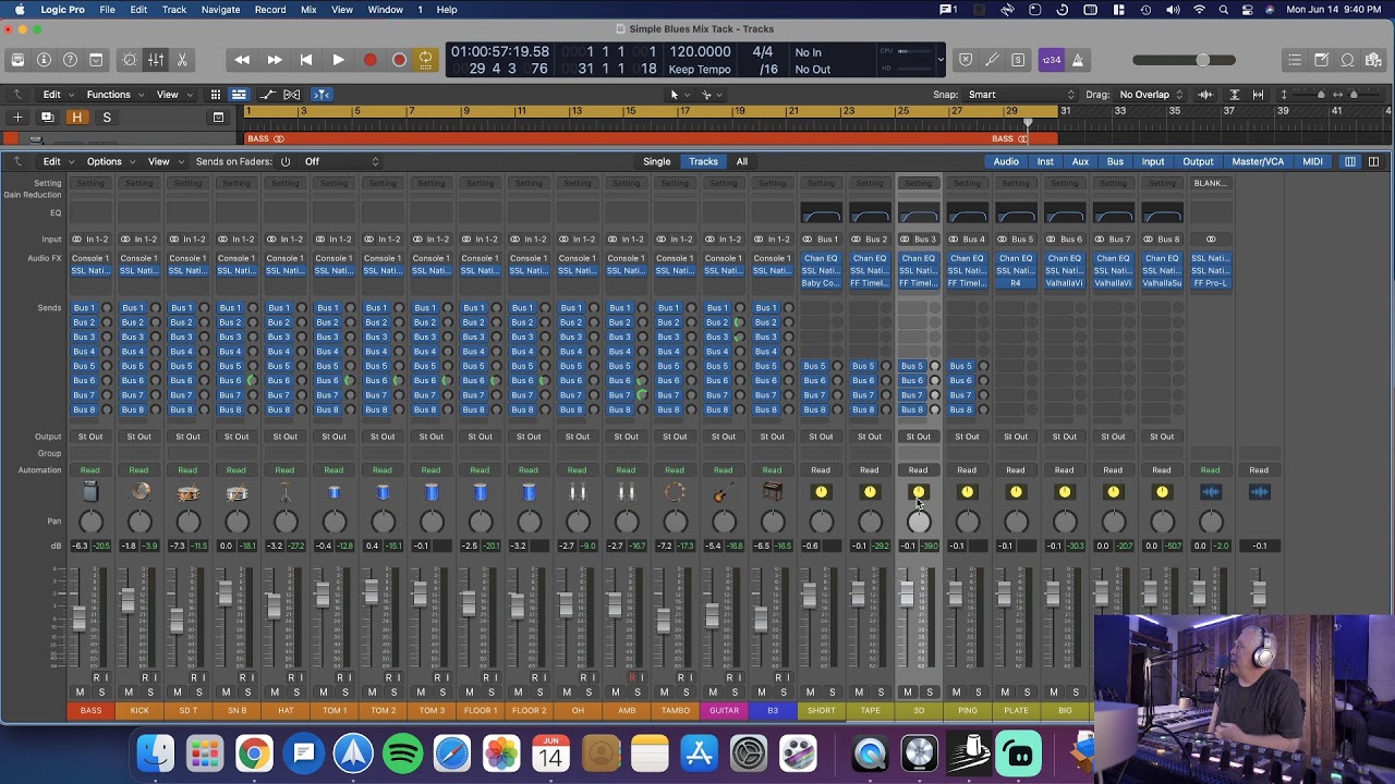 Live: Mixing Console 1 Controlling Solid State Logic Channel Strip 2 ...
