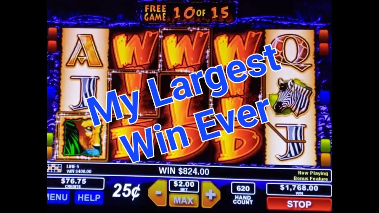 Wildlife Slots (SUPER WIN) - My Best Ever - YouTube