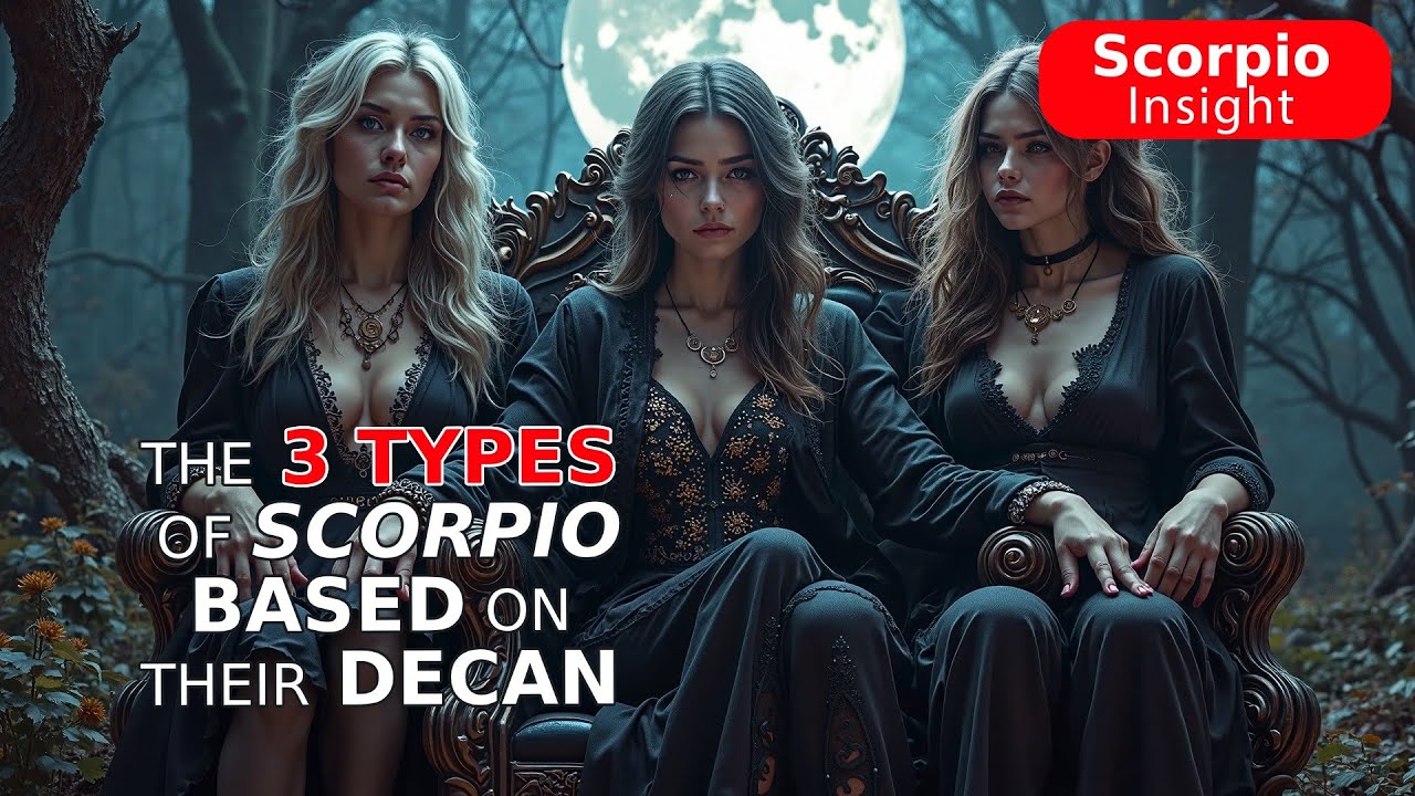 🔥 The 3 Types of SCORPIO ♏️ Based on Their DECAN 🌟 🔮 - YouTube