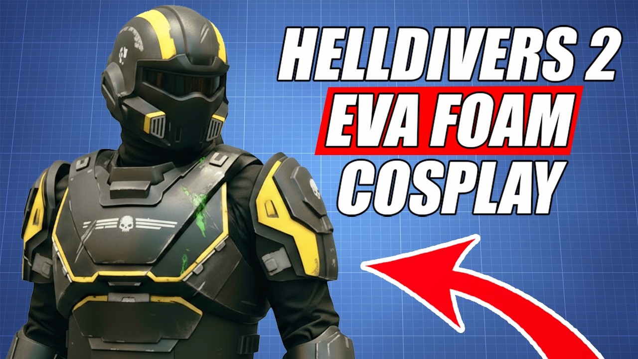 Helldivers 2 Cosplay made entirely out of EVA Foam - YouTube