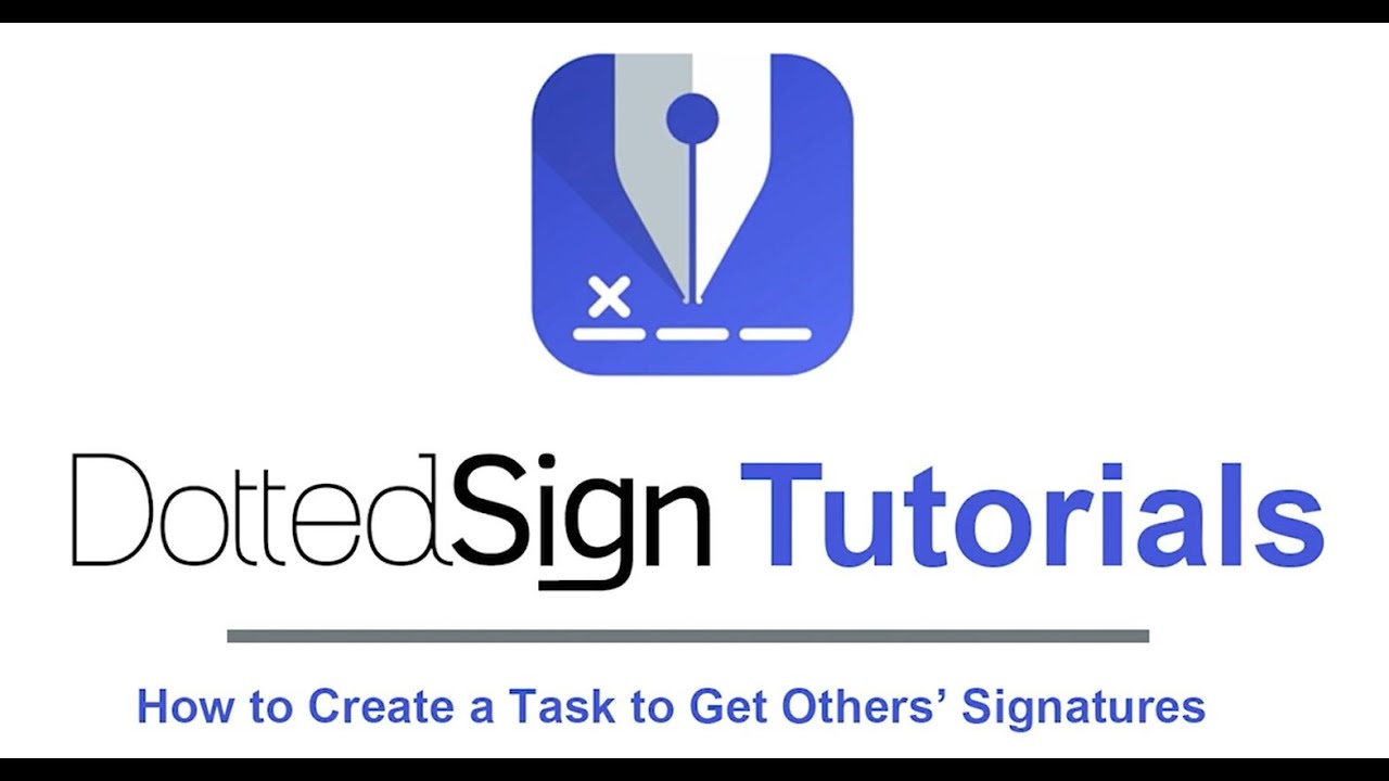 Tutorial: How to Collect E-Signatures from Others | DottedSign - YouTube