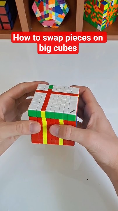 How to swap pieces on big cubes tutorial - YouTube