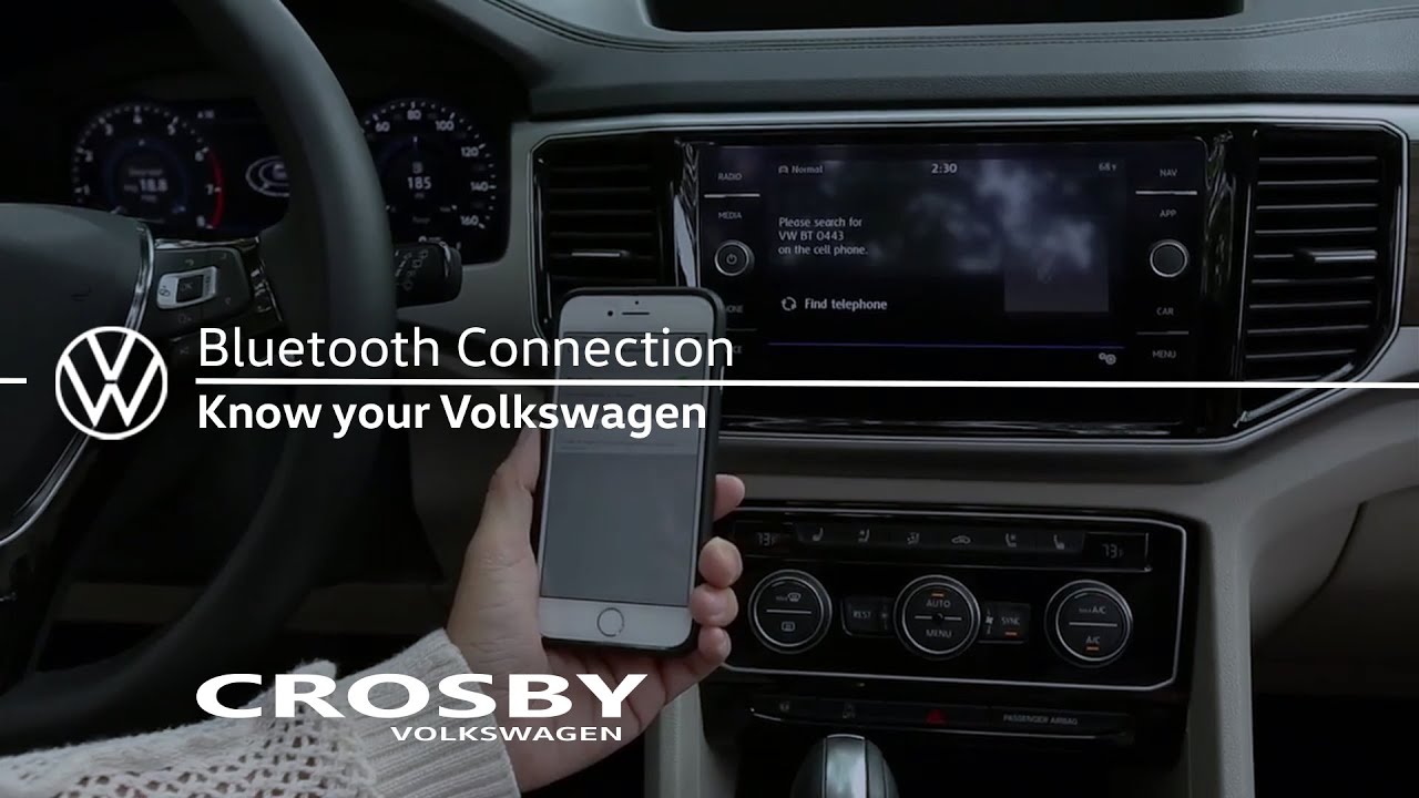 Bluetooth Connection: Crosby VW Delivery - YouTube