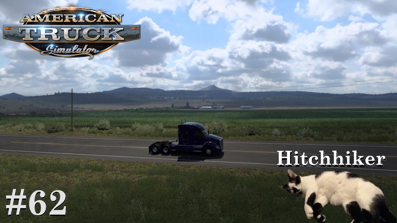 We Picked Up A Hitchhiker American Truck Simulator 62 Youtube