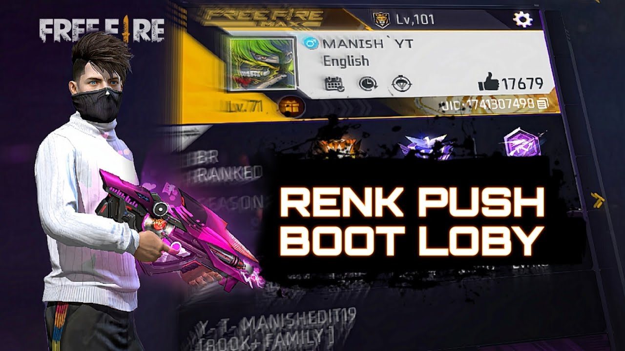 RENK PUSH SOLO vs SOLO BOOT LOBY @manishedit19 #freefire RENK PUSH RUSH GAMEPLAY only headshot ...