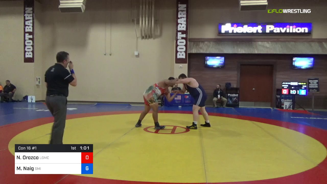 2018 Marine Corps US Open/UWW Junior Freestyle 125 Con 16 #1 - Noel ...