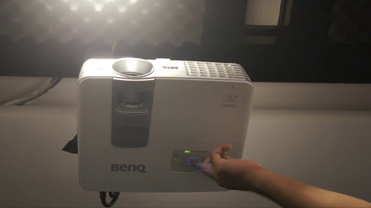 How to get to the Service Factory menu of a BenQ projector W1070 - YouTube