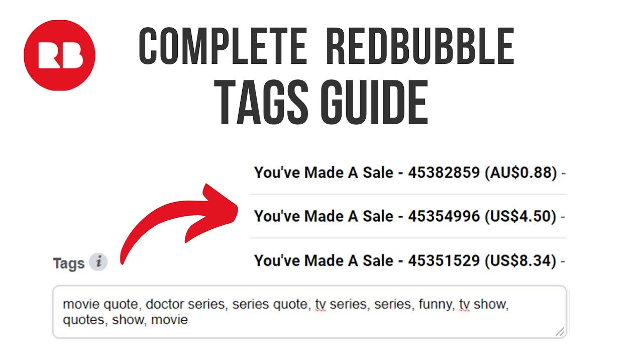 THE COMPLETE REDBUBBLE TAGS GUIDE IN 3 MINUTES - YouTube