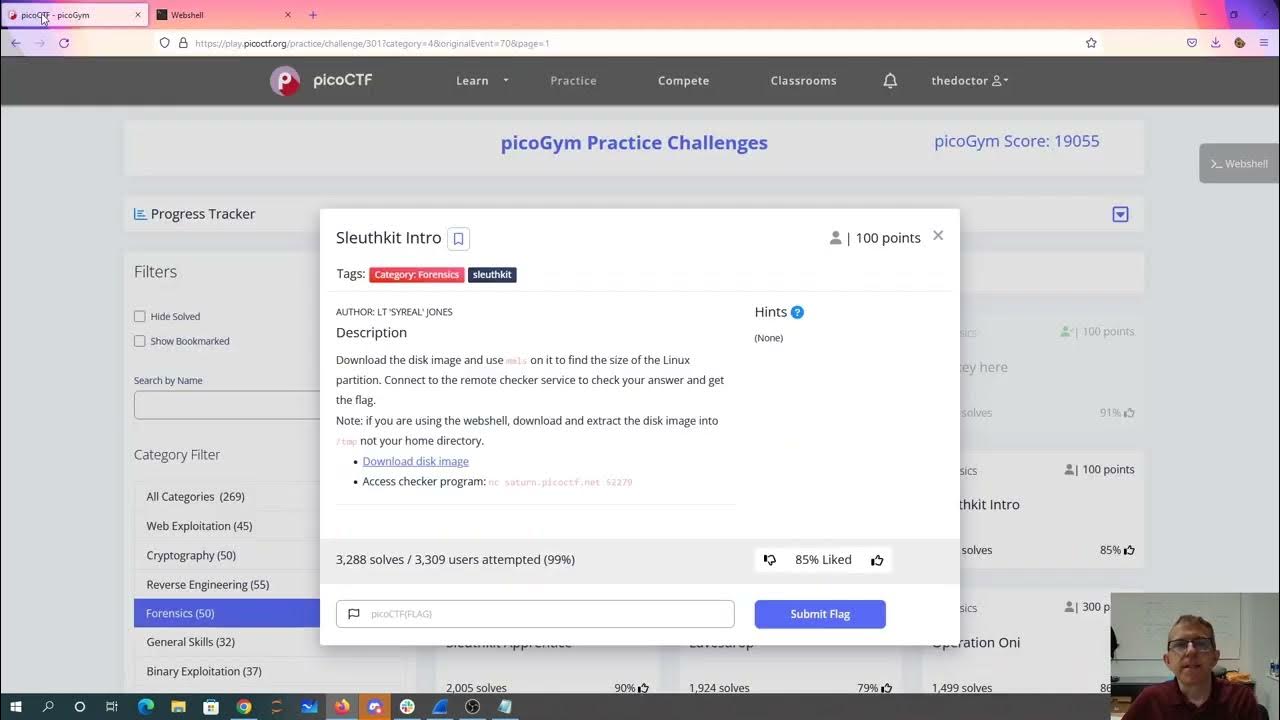 pico2022 sleuthkit intro - YouTube