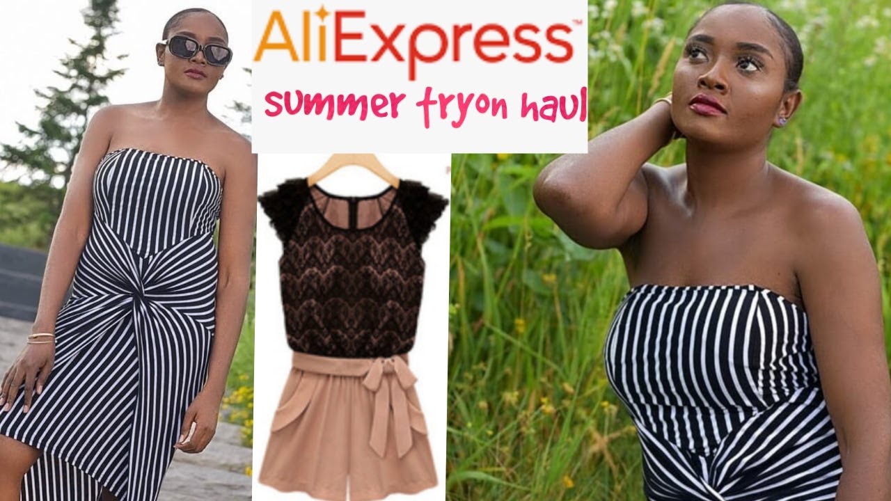 Aliexpress summer clothing haul - YouTube
