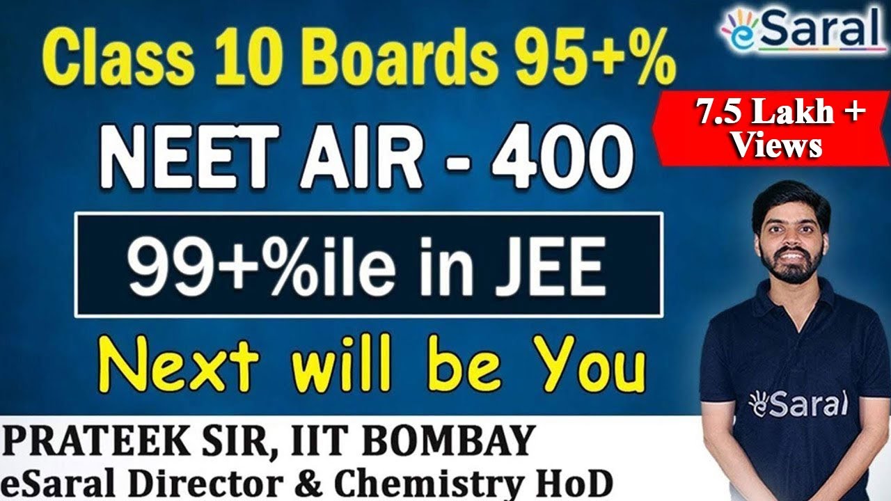 How to prepare for JEE Mains and Advanced, NEET and Boards | #eSaral ...