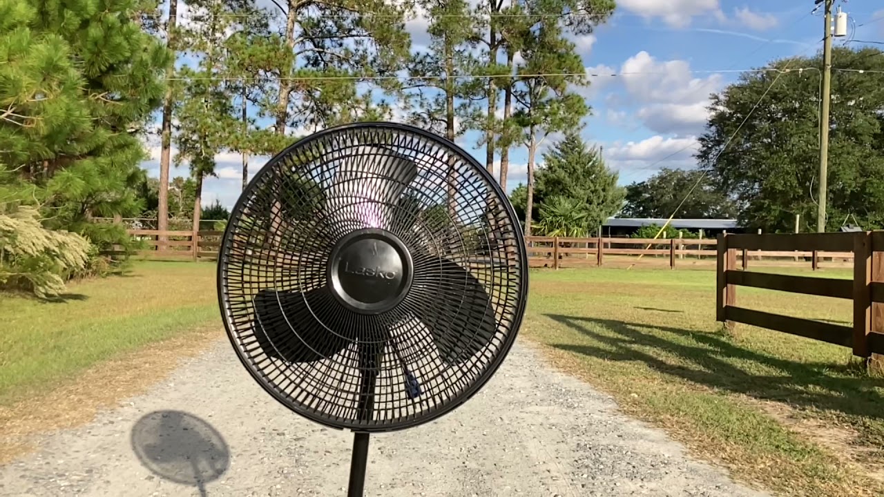 Black Lasko Pedestal Fan (Destruction) - YouTube