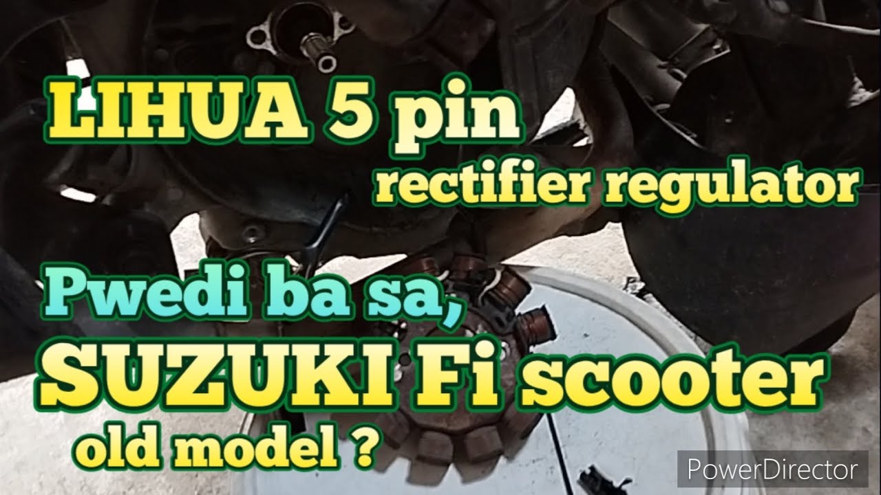 LIHUA 5 pin rectifier regulator, Pwedi ba sa SUZUKI fi scooter old ...