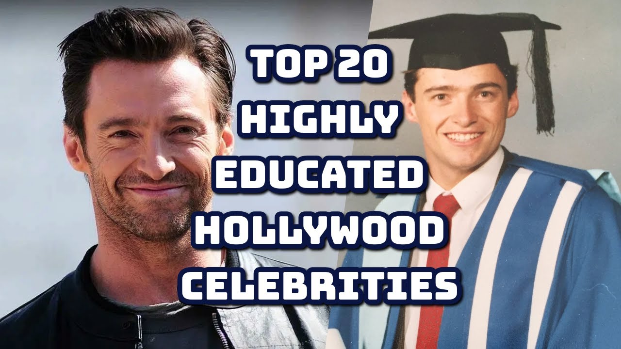 Top 20 Highly Educated Hollywood Celebrities - YouTube