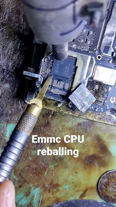 emmc cpu removing - YouTube