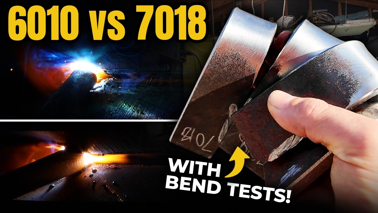 Does Electrode Choice Matter? 6010 vs 7018 Open Root Stick Welding ...
