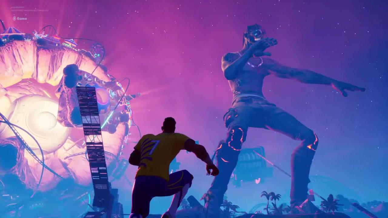 Fortnite Astronomical Event Featuring Travis Scott | PS4 SLIM - YouTube