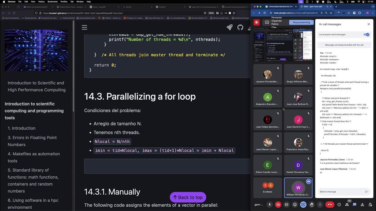 IntroSciCompHPC - OpenMP - Privado y público - YouTube