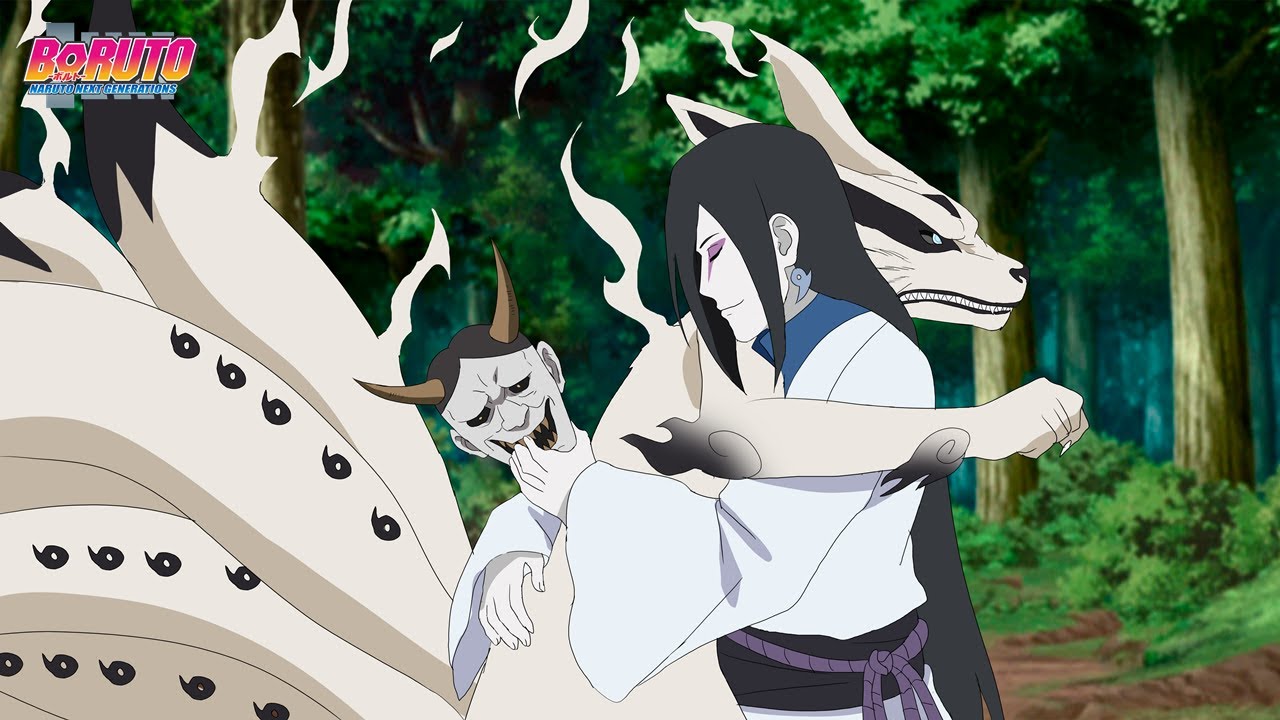 Orochimaru Revive Kurama com Jutsu esquecido com Clã Uzumaki - Boruto ...