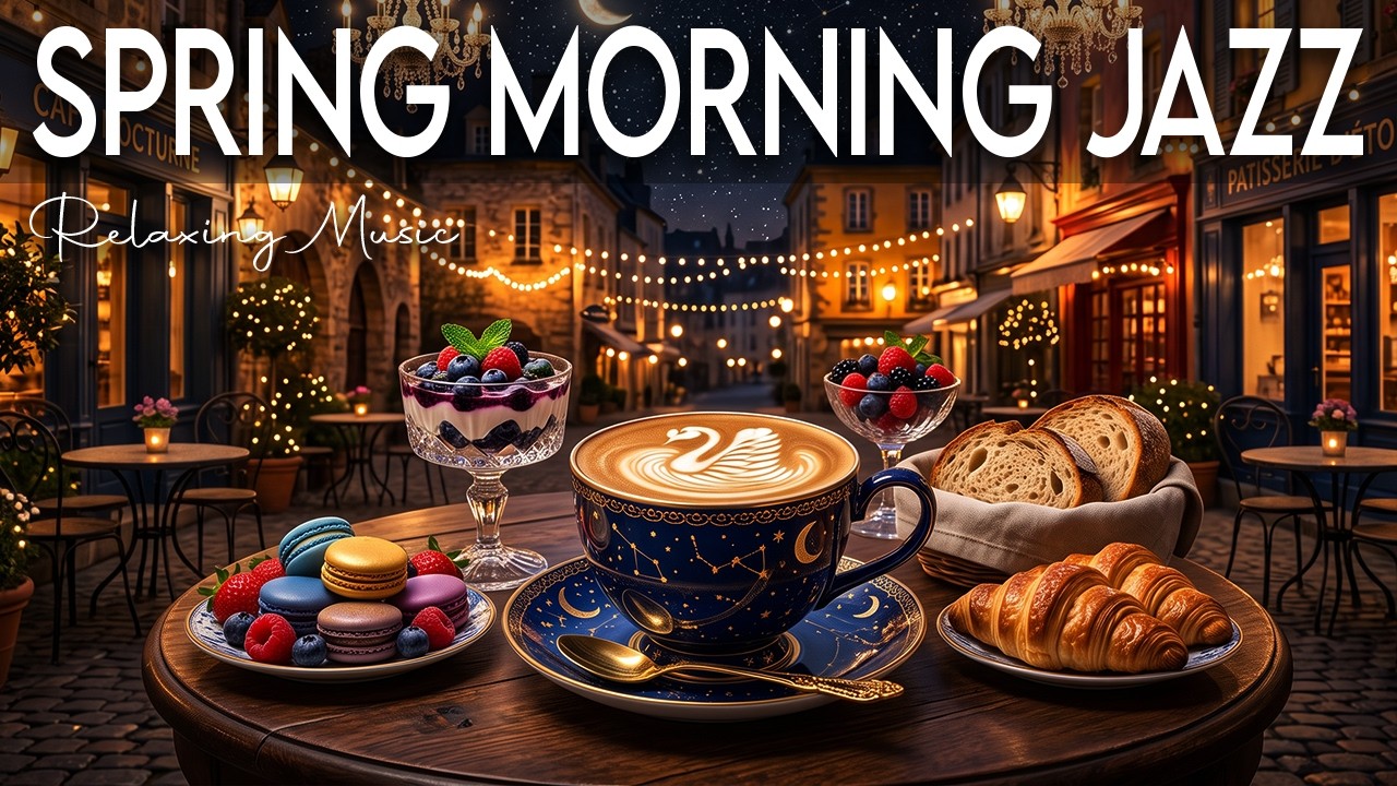 Spring Morning Jazz ☕ Bossa Nova background for Great Moods, Stress ...