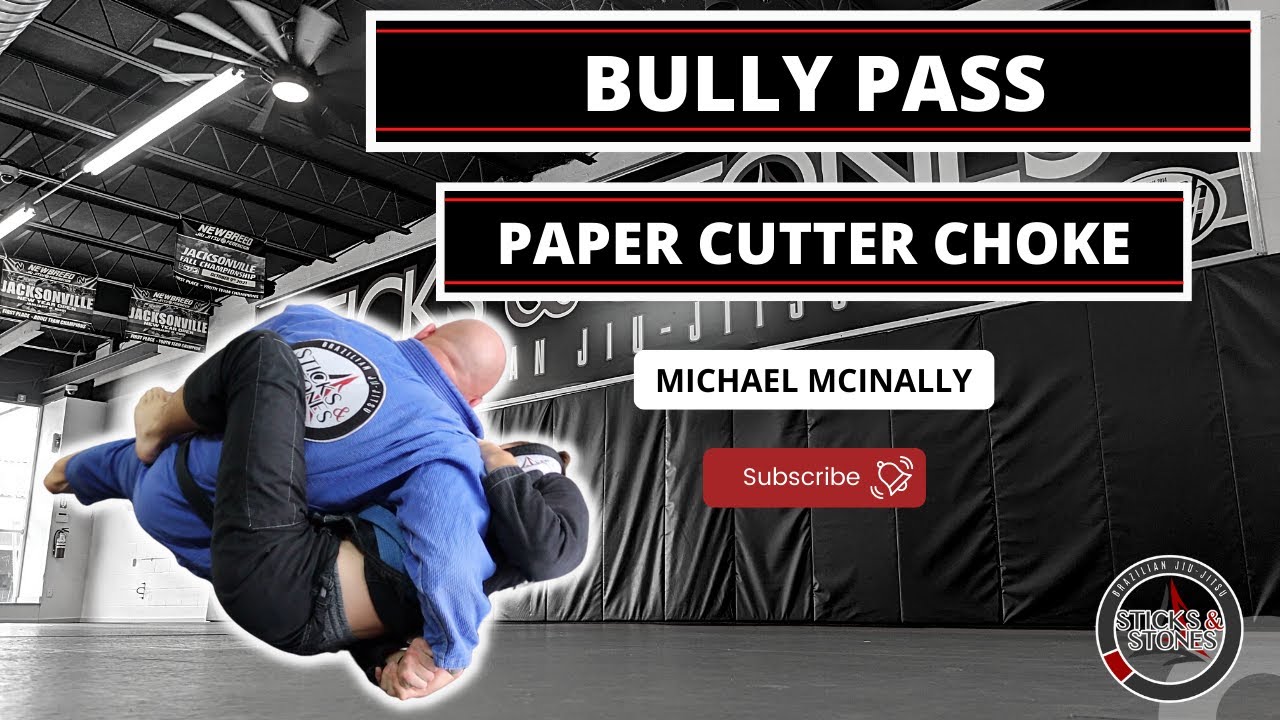 The Meanest Pass in Jiu-Jitsu - Bully Pass to Papercutter Choke - YouTube
