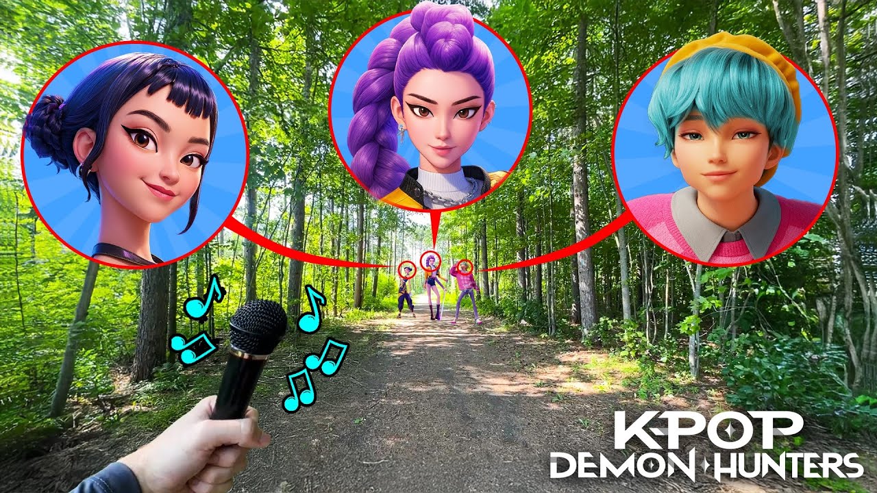IF YOU SEE KPOP DEMON HUNTERS SINGING IN THE FOREST IN REAL LIFE… RUN ...