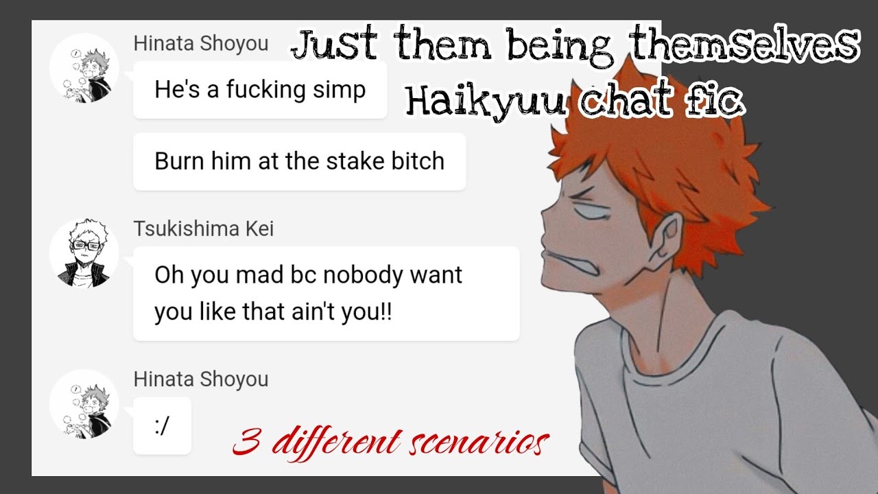 Haikyuu texts: Just them being themselves // Haikyuu chat fic - YouTube